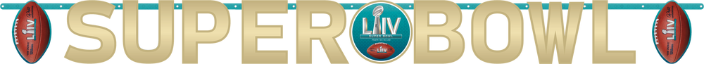 Super Bowl Letter Banners, 2-pc | Canadian Tire
