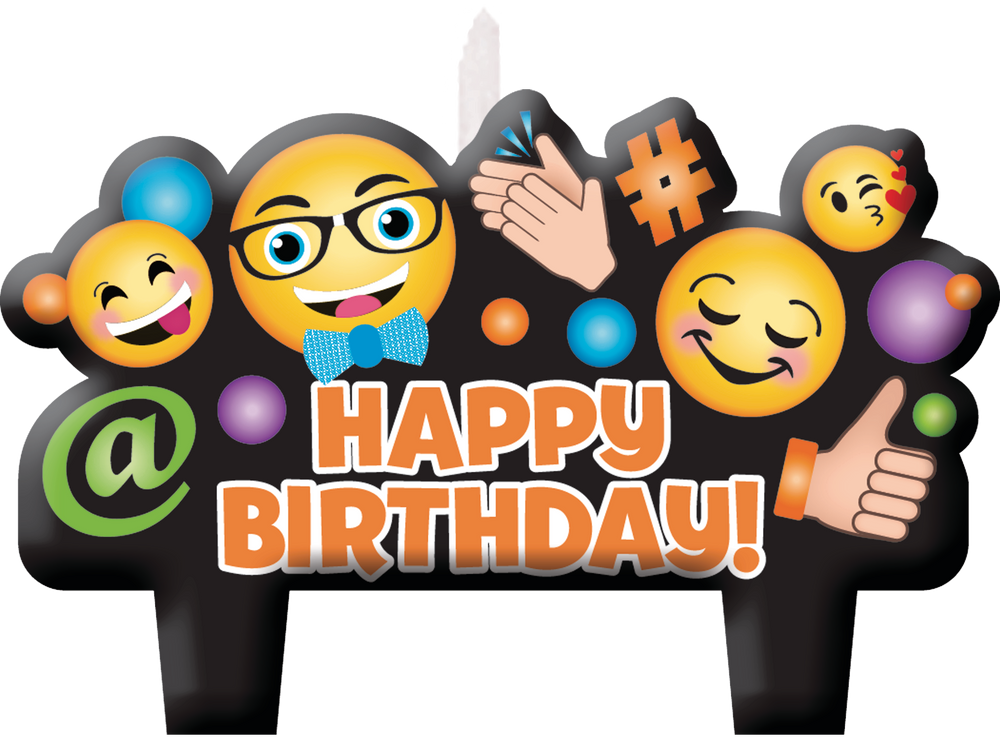 Bougies d'anniversaire Smiley, paq. 4 | Canadian Tire