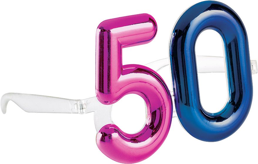 Metallic 50th Birthday Glasses | Canadian Tire