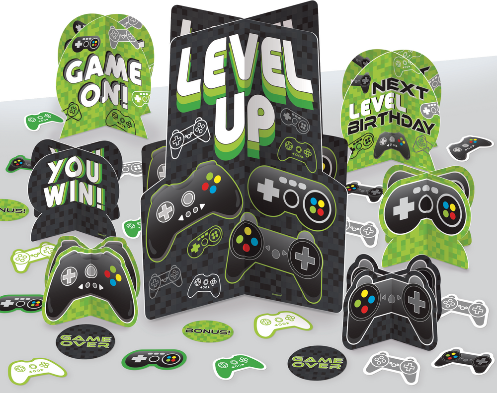 Level Up Table Decorating Kit, 27-pc | Party City
