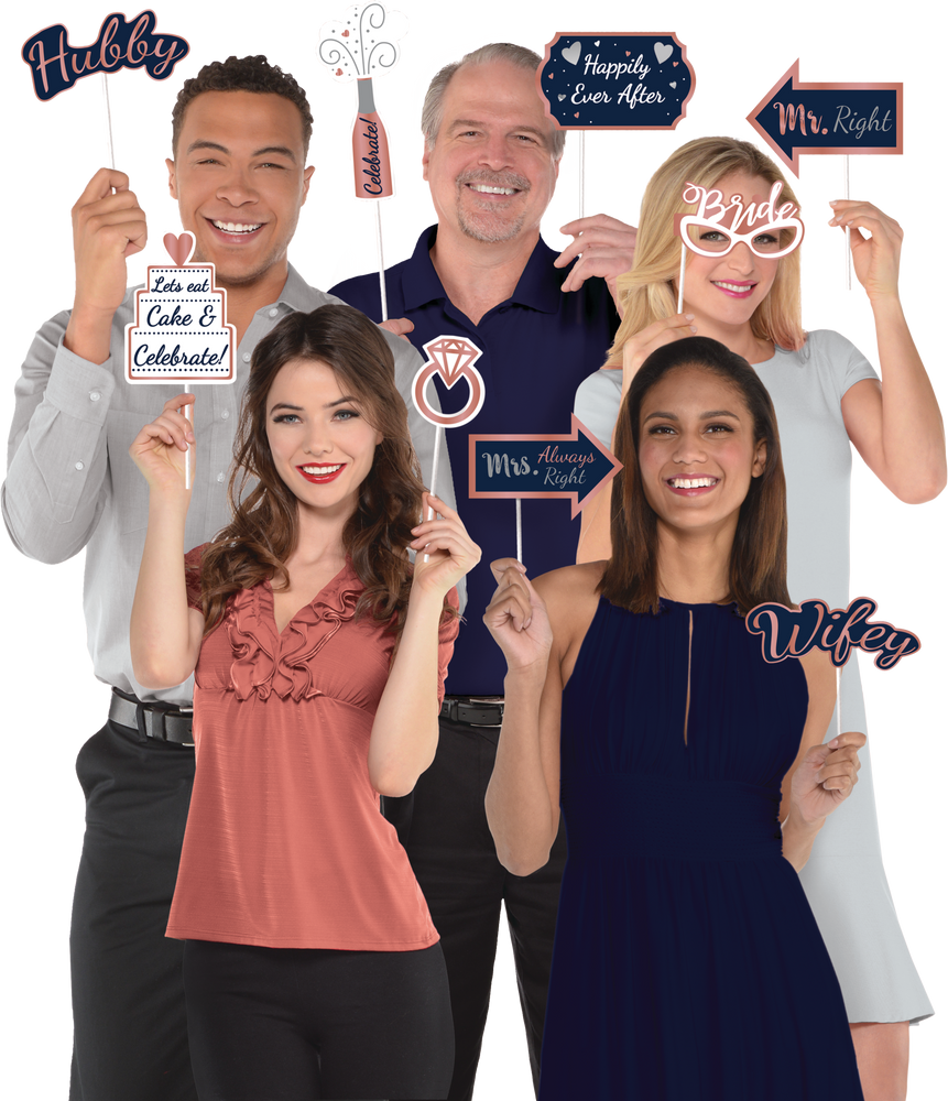 Navy Love Photo Booth Kit with Props, 21-pc | Canadian Tire