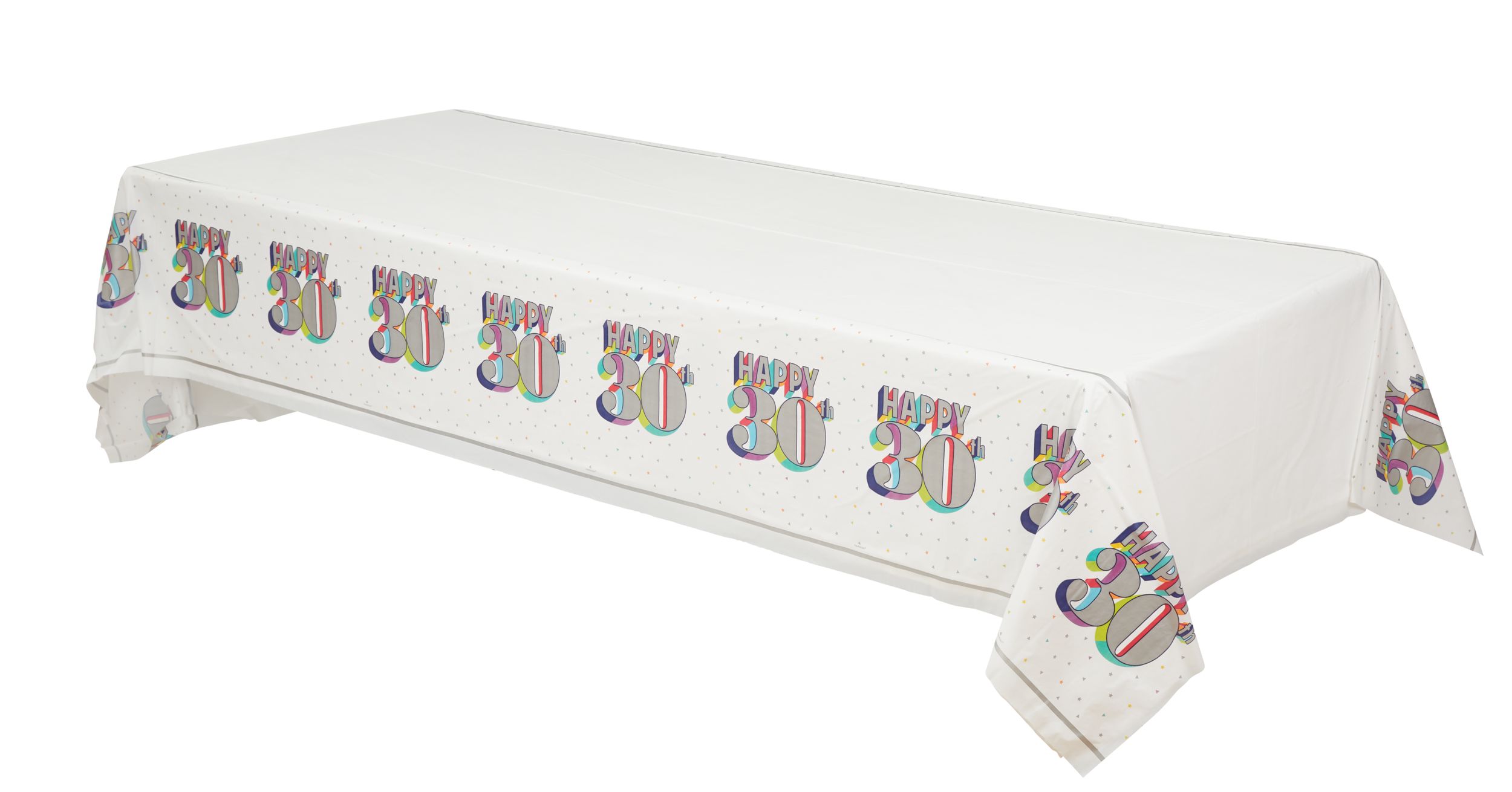 Milestone 30th Birthday Party Plastic Table Cover | Party City