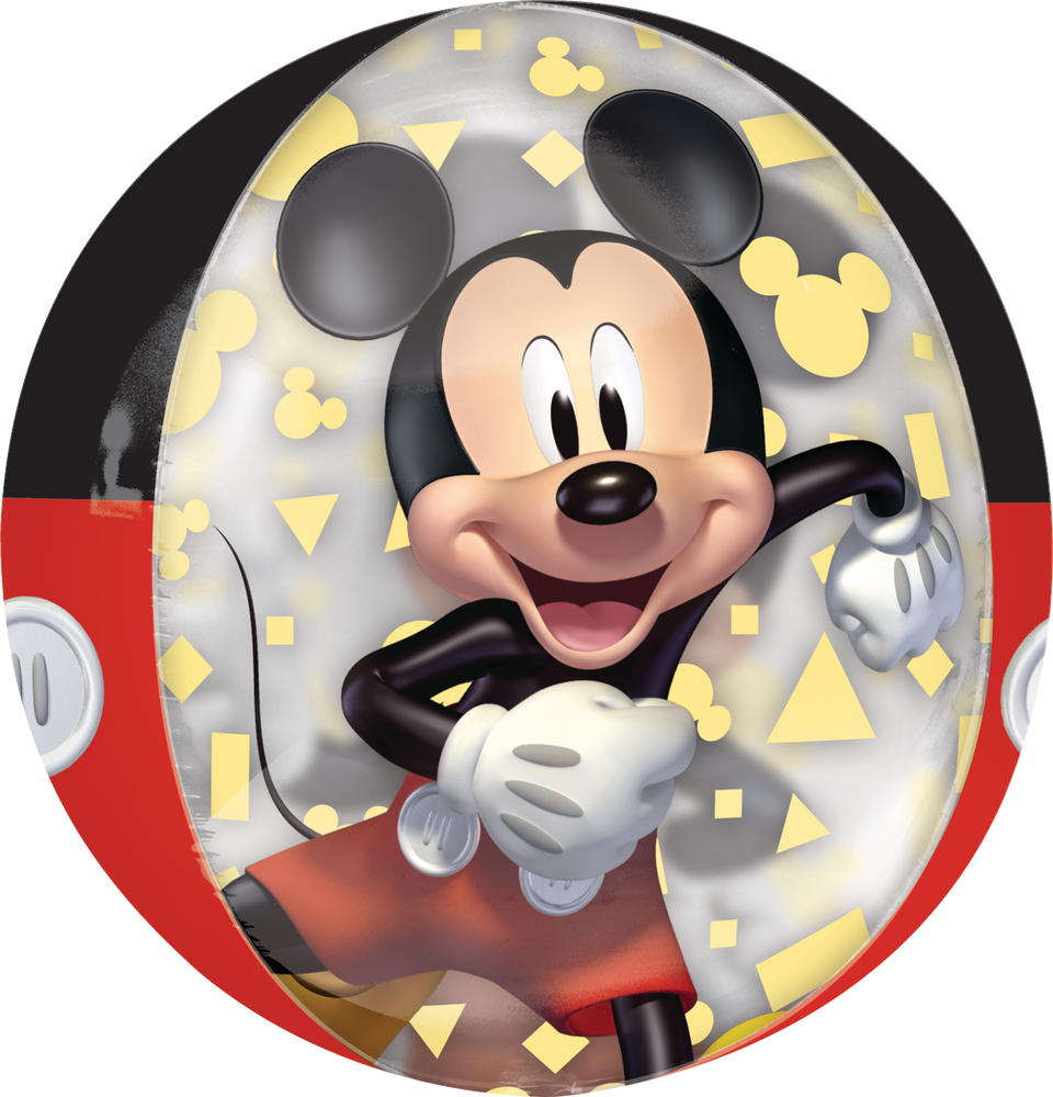 Mickey Mouse Orbz Foil Balloon for Birthday Party, Helium Inflation ...