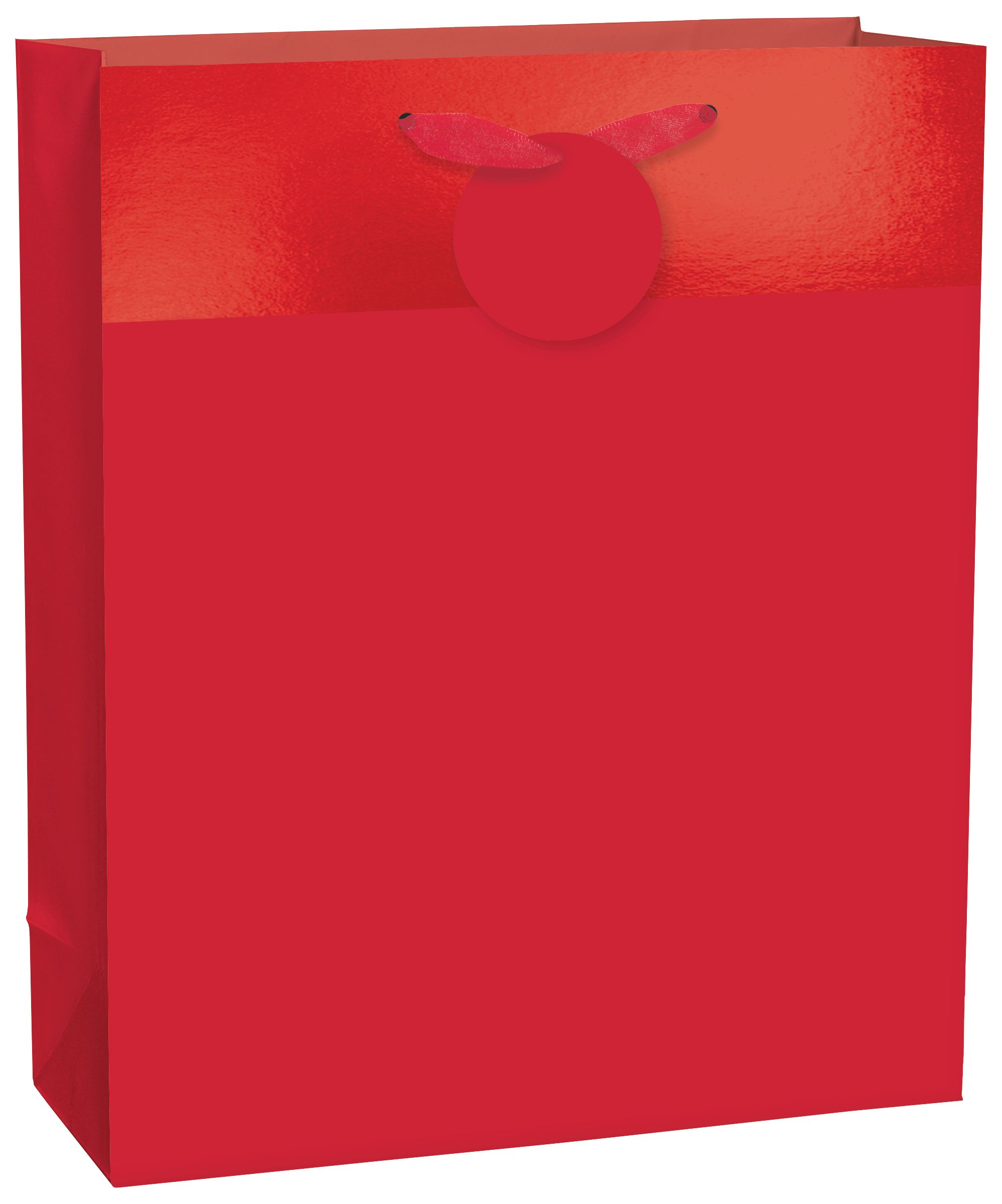 Paper Gift Bag, Red, 10.5-in, for Birthday/Valentine's Day | Party City