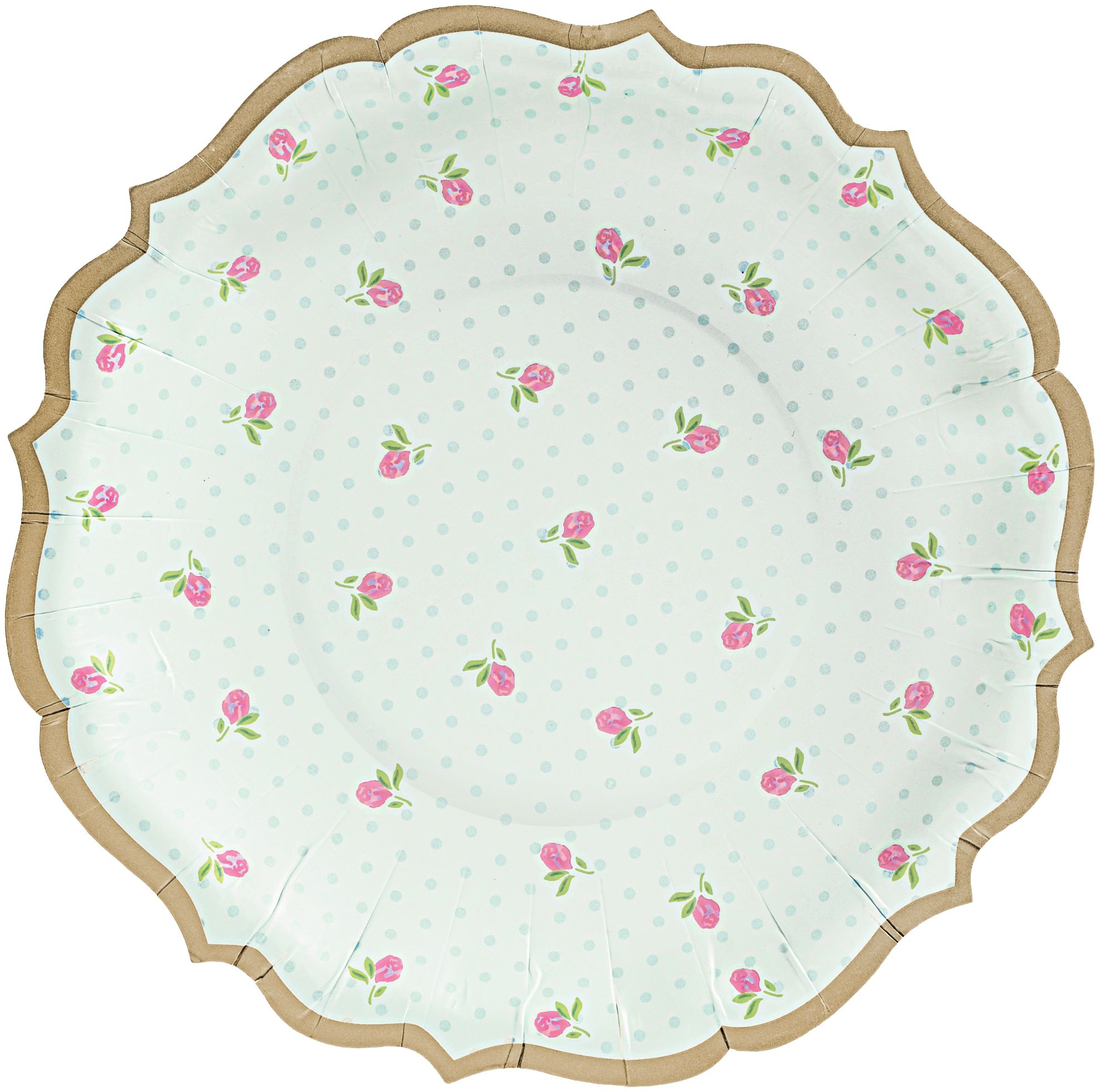 Tea Shape Plates, 8-pk | Party City