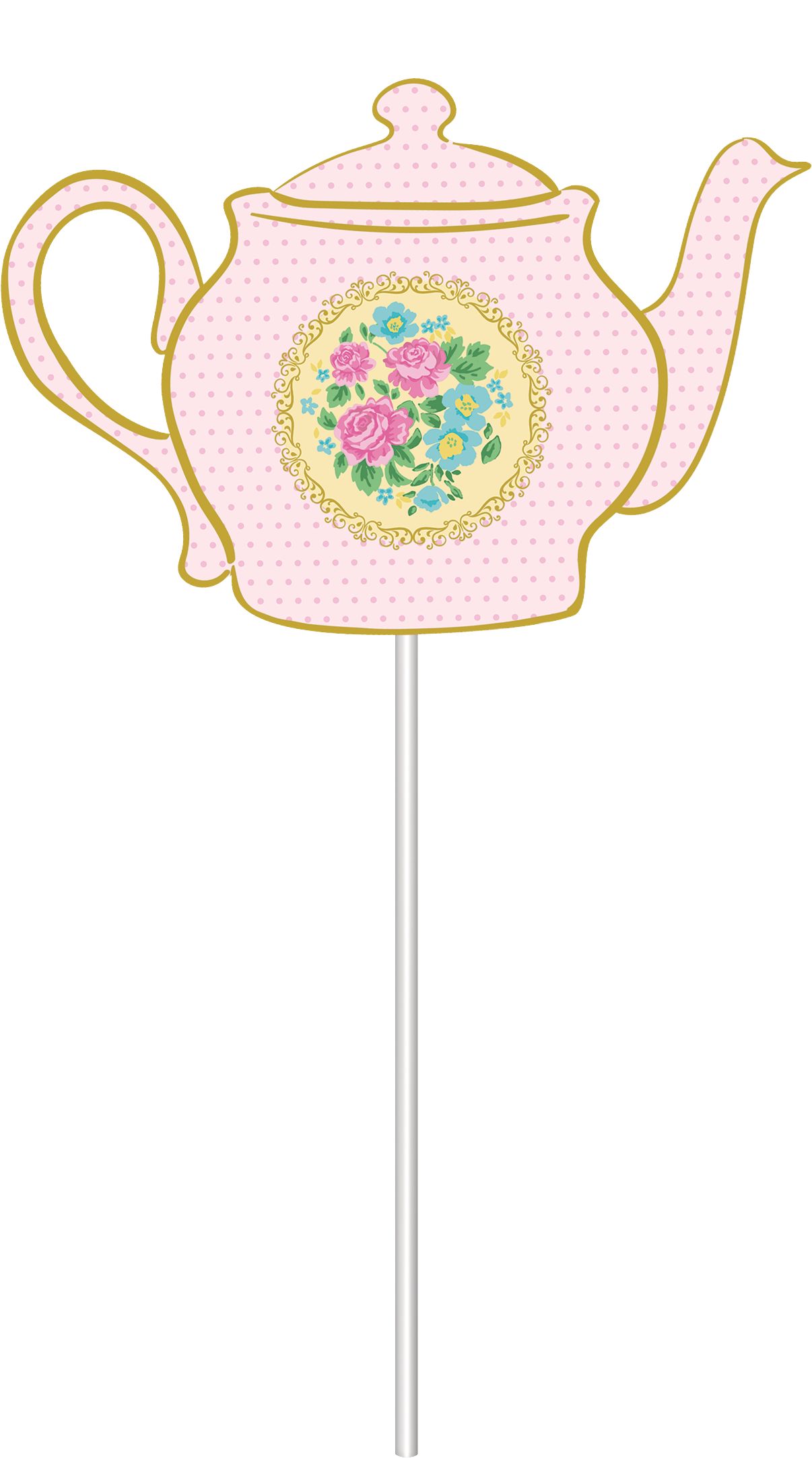 Tea Party Photo Booth Props, 13-pk | Party City