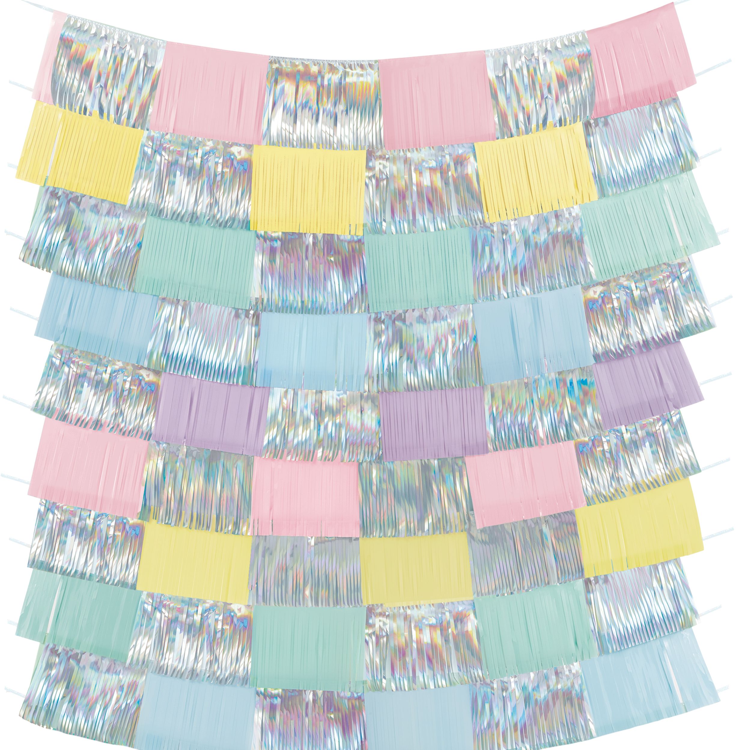 Pretty Pastels Fringe Banners, 9-pk | Party City