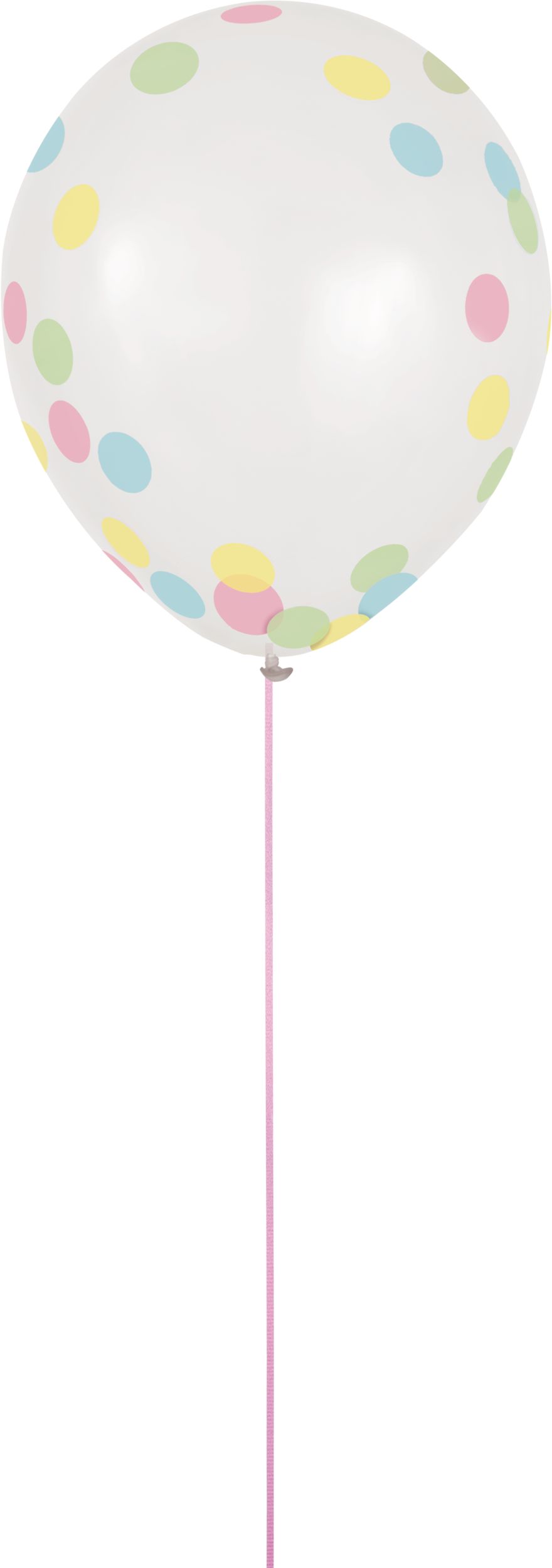 Pretty Pastels Confetti Balloons, 6-pk | Party City