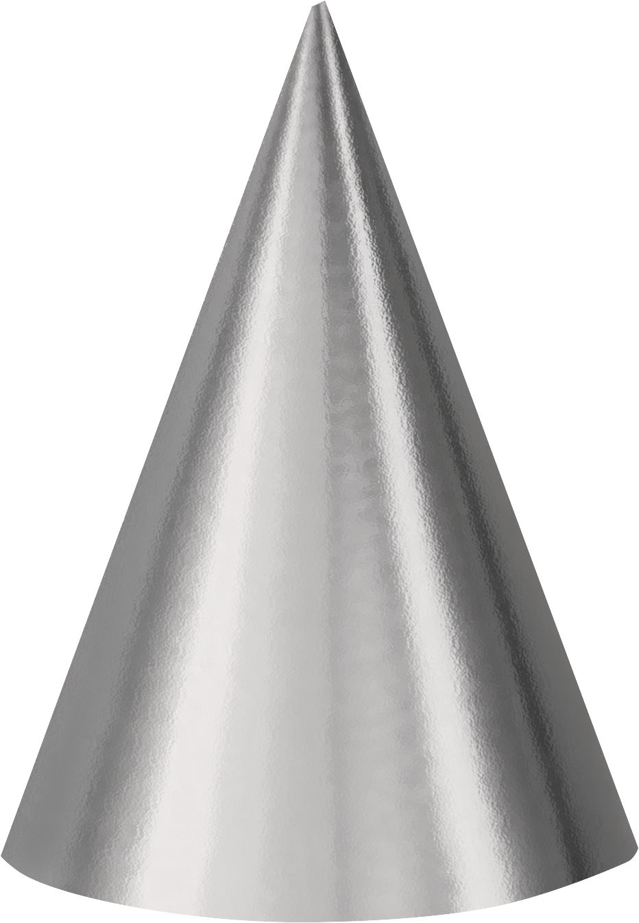 Metallic Cone Party Hats, Gold/Silver, One Size, 12-pk, Wearable Accessories for Birthdays ...