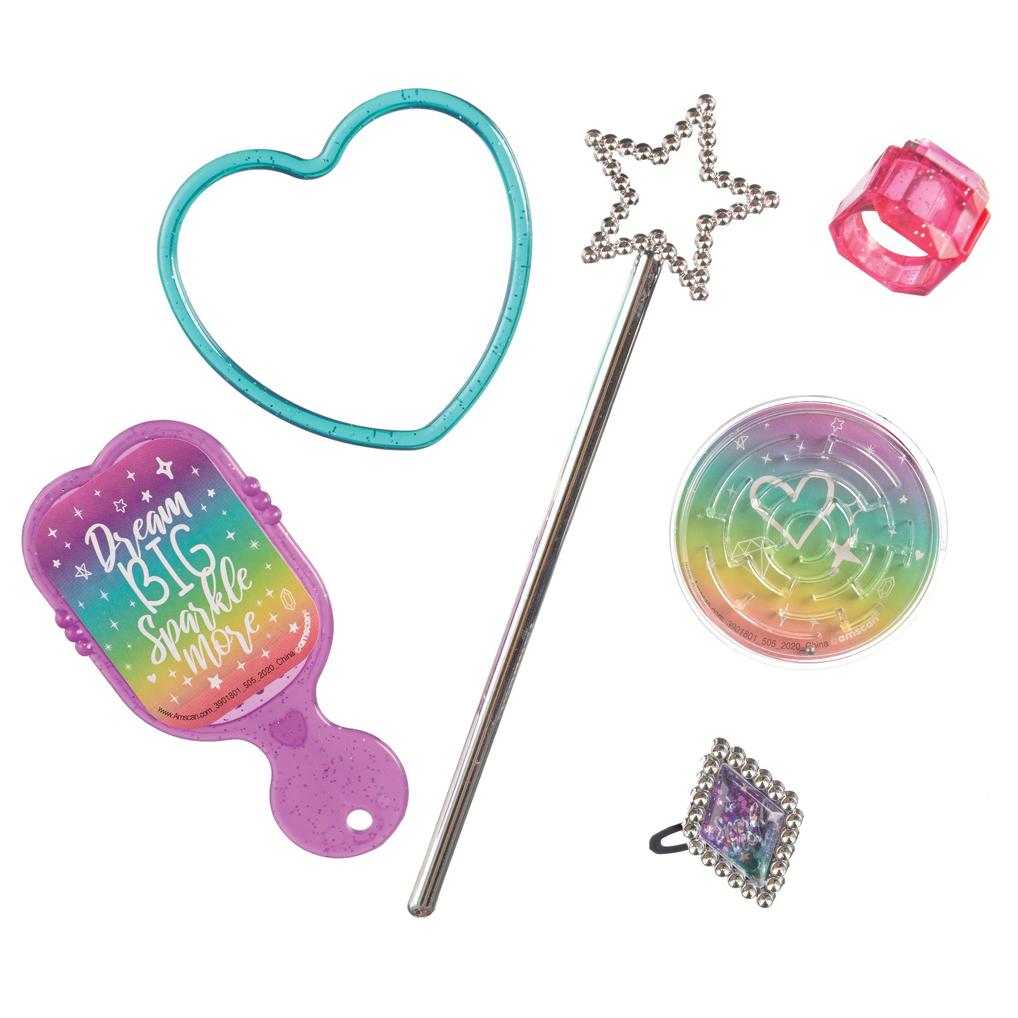 Sparkle "Dream Big Sparkle More" Mega Mix Party Favour Pack, Purple ...