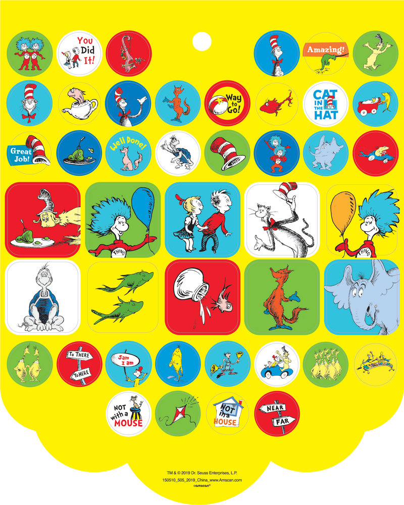 Dr. Seuss Sticker Book for Birthday Party/Everyday | Party City