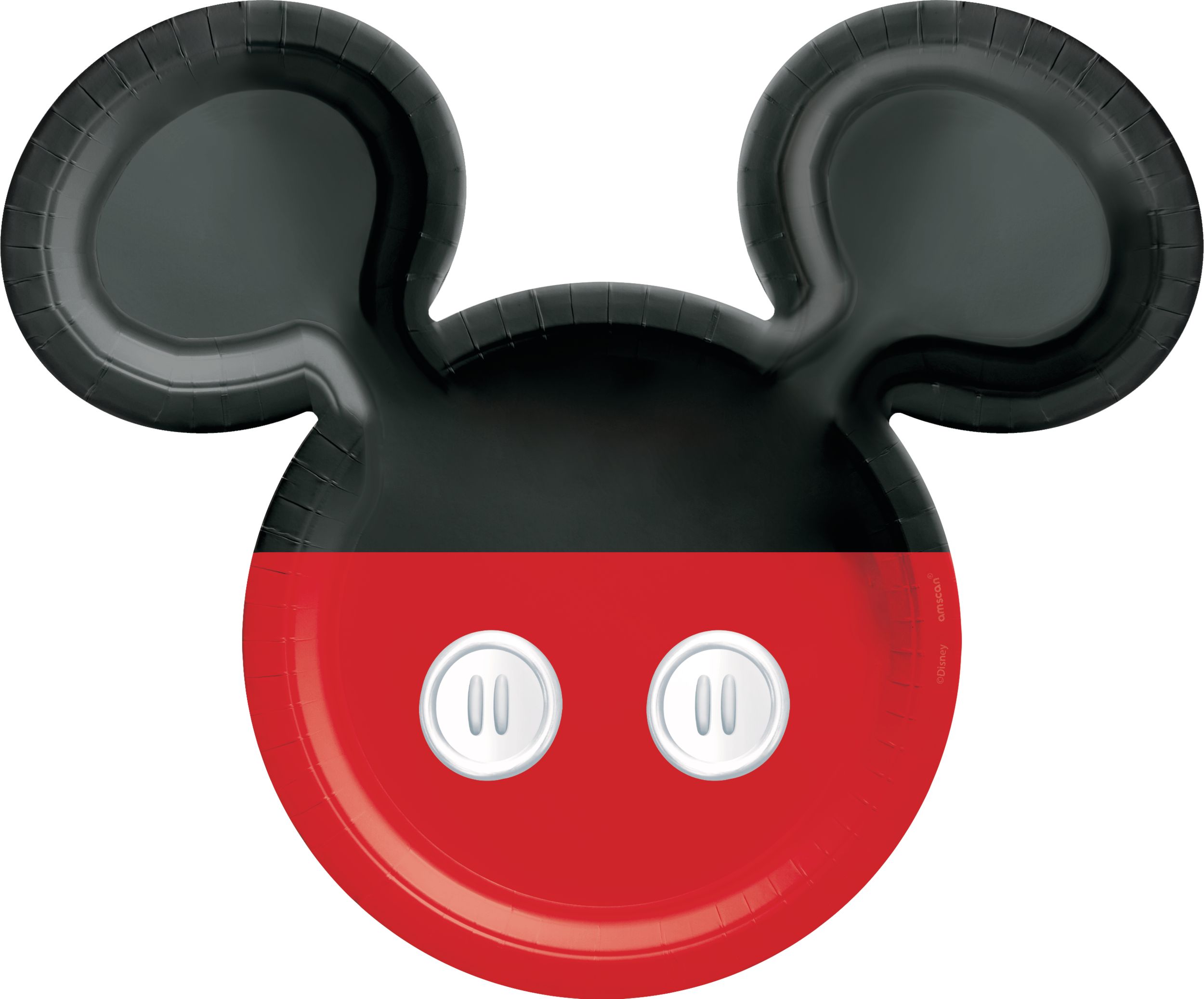 Mickey Mouse Forever Shaped Birthday Party Lunch Plates, 8-pk ...