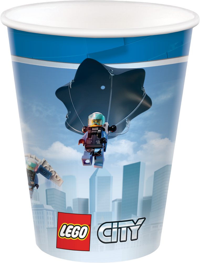 LEGO City Birthday Party Paper Cups, 9-oz, 8-pk | Canadian Tire
