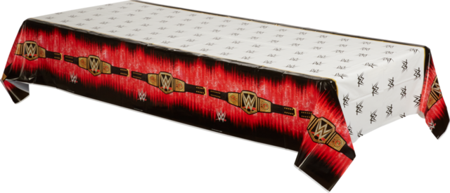 WWE Champion Birthday Party Table Cover, 54-in x 96-in | Party City