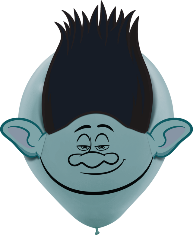 Trolls World Tour Birthday Party Latex Balloon Decoration Kit, 6-pk ...