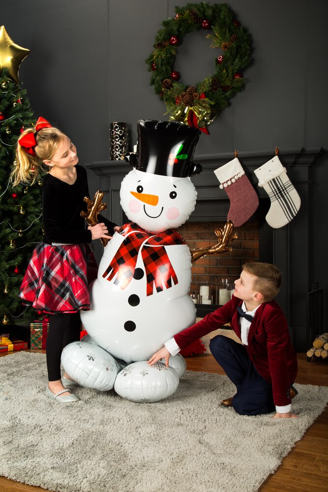 Air Filled Airloonz™ Snowman Foil Balloon For Christmasholidaywinter Party 4 Ft Canadian Tire