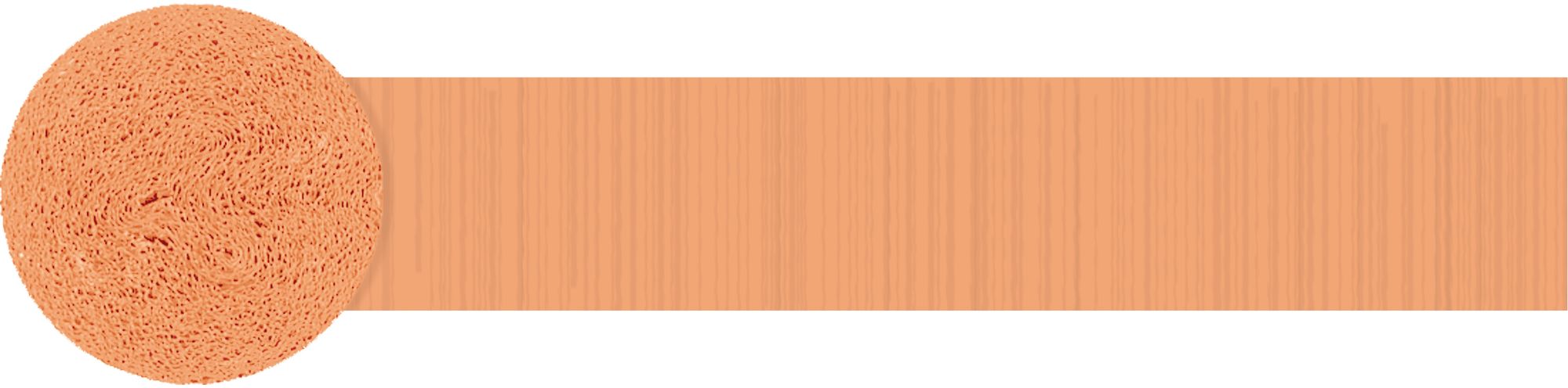 Hanging Crepe Paper Streamer Decoration, Orange, 200-ft, for Baby ...