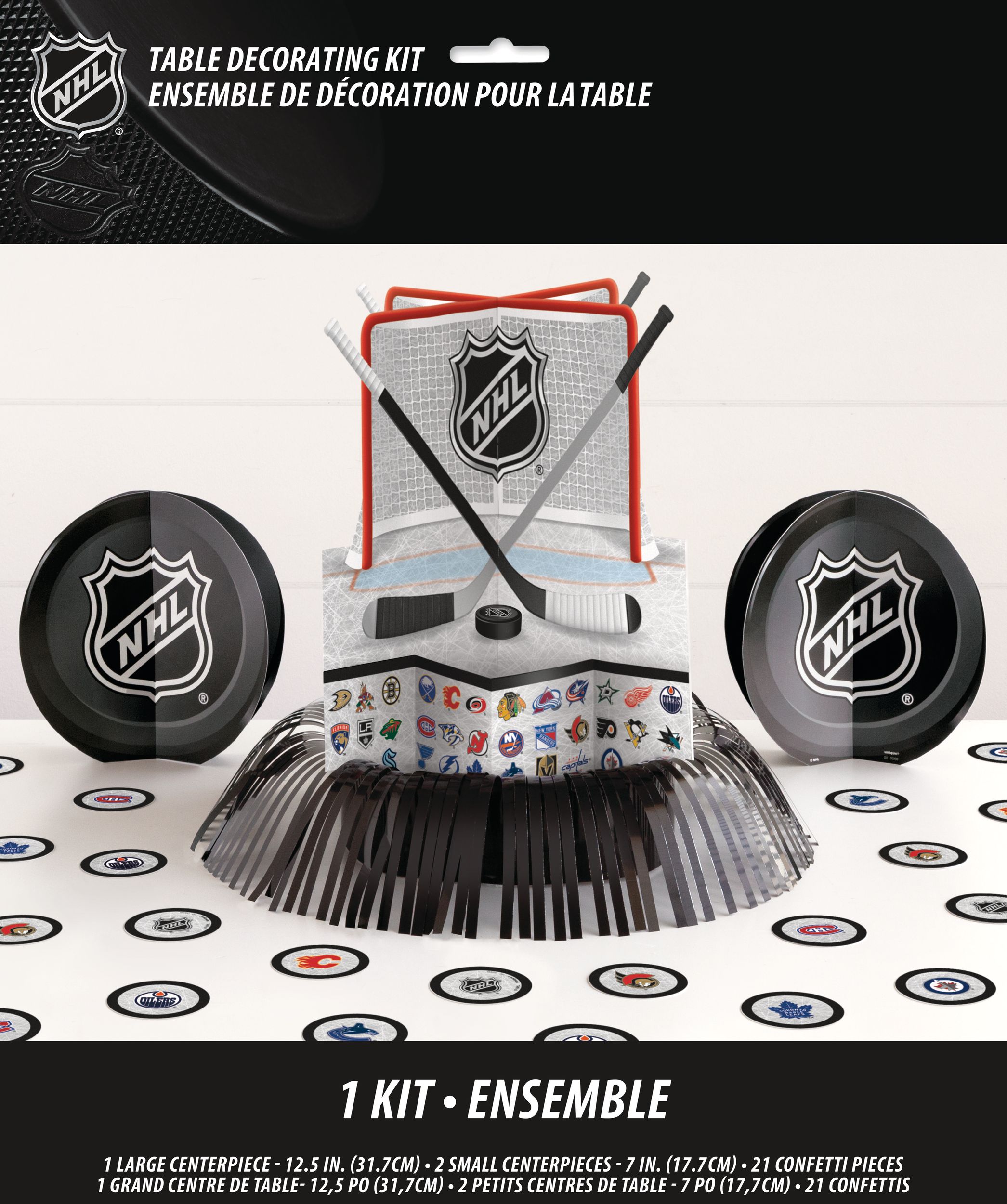 National Hockey League NHL Table Decorating Kit Centerpieces with ...