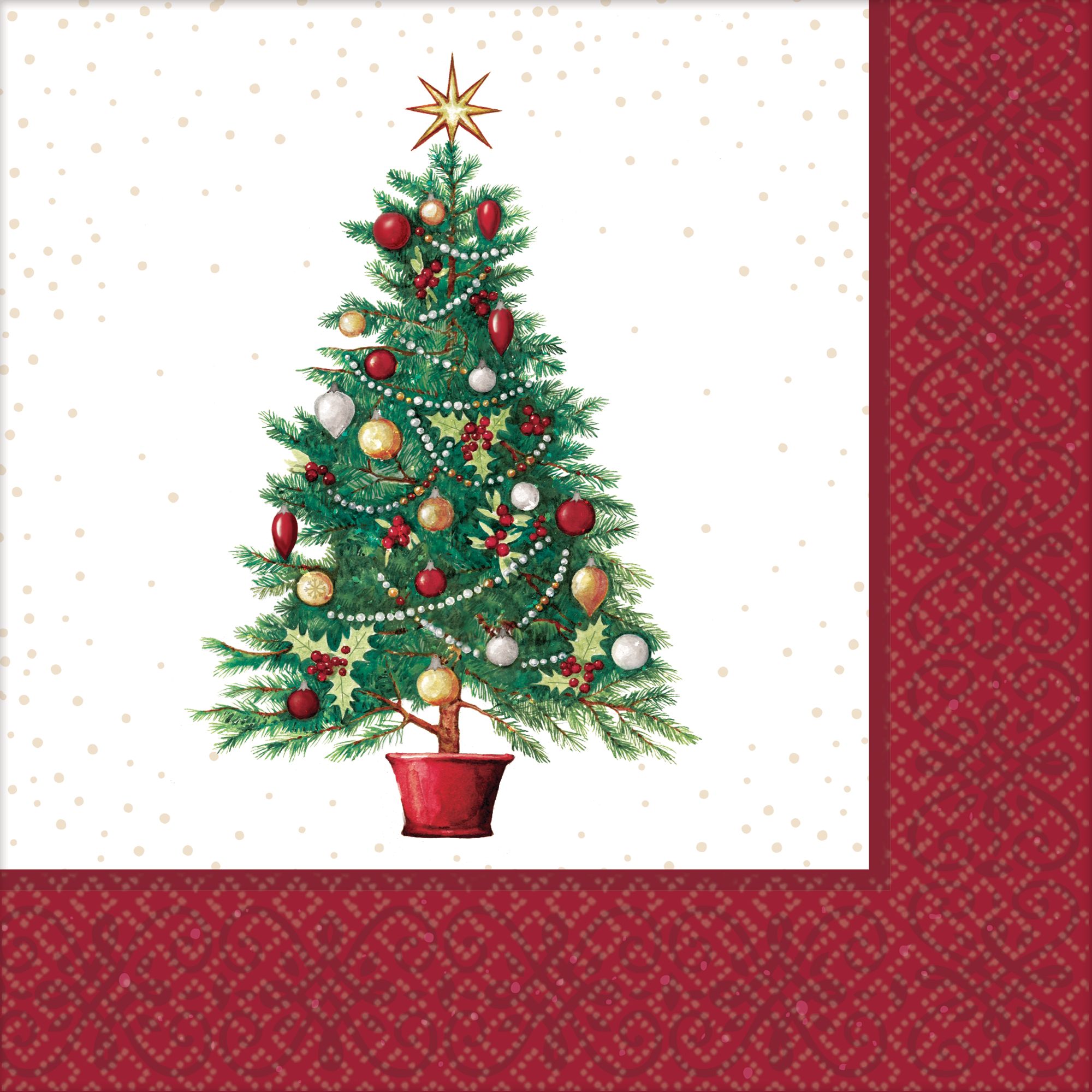 Big Party Pack Oh Christmas Tree Lunch Napkins, 125-pk | Party City