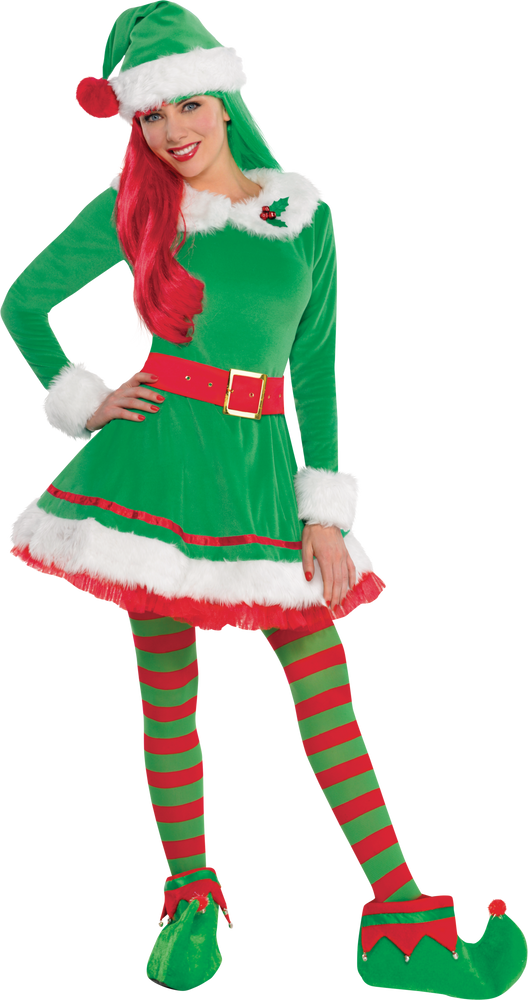 Adult Green Elf Costume | Party City