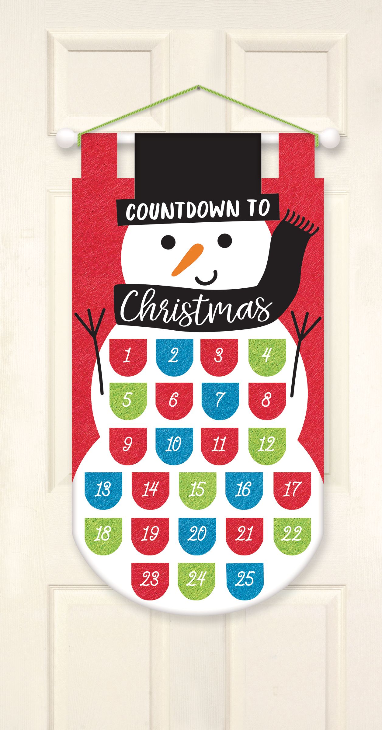 Felt Snowman Christmas Countdown Advent Calendar | Party City