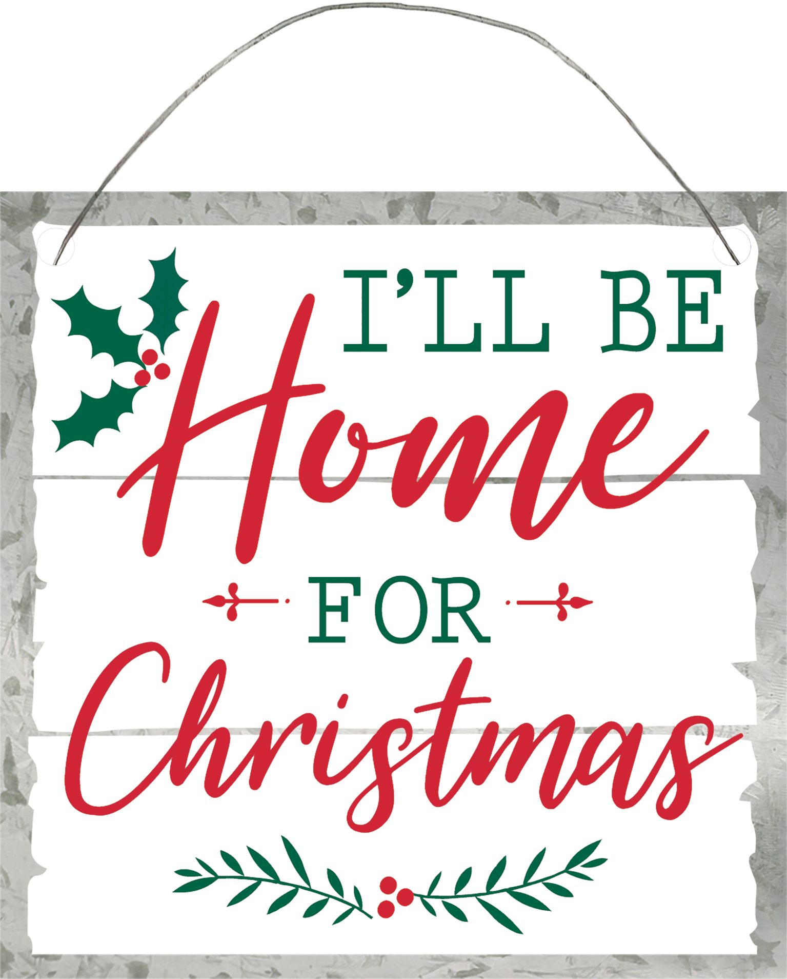 Mini I'll Be Home for Christmas Sign | Party City
