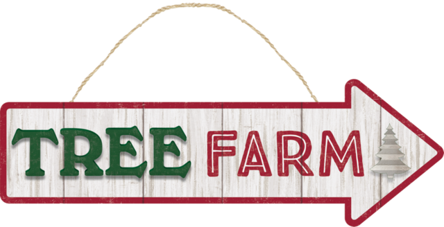Tree Farm Directional Sign | Party City