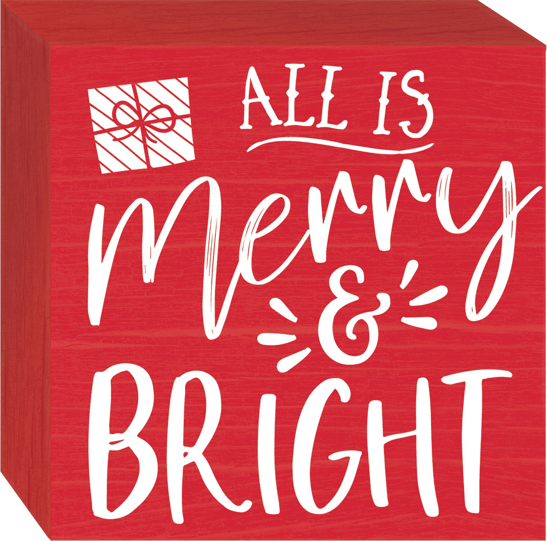 Mini Holiday Block Signs, 3-pk | Party City