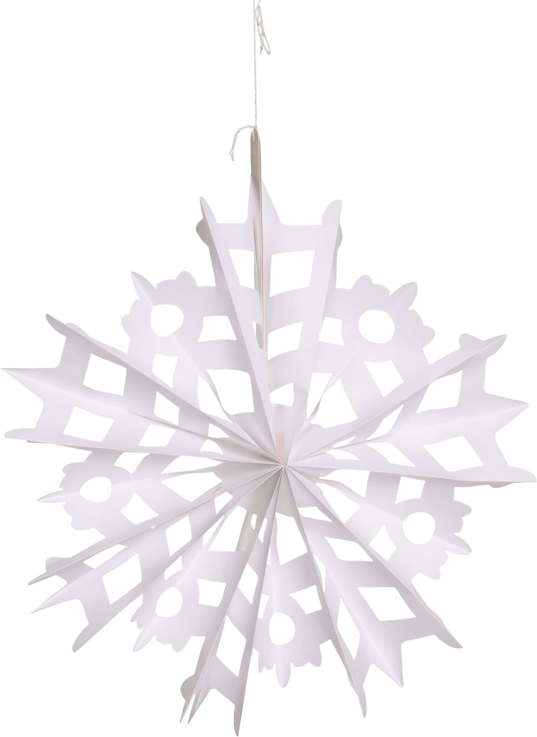Snowflake Hanging Fan Christmas Decoration, 3-pc | Party City