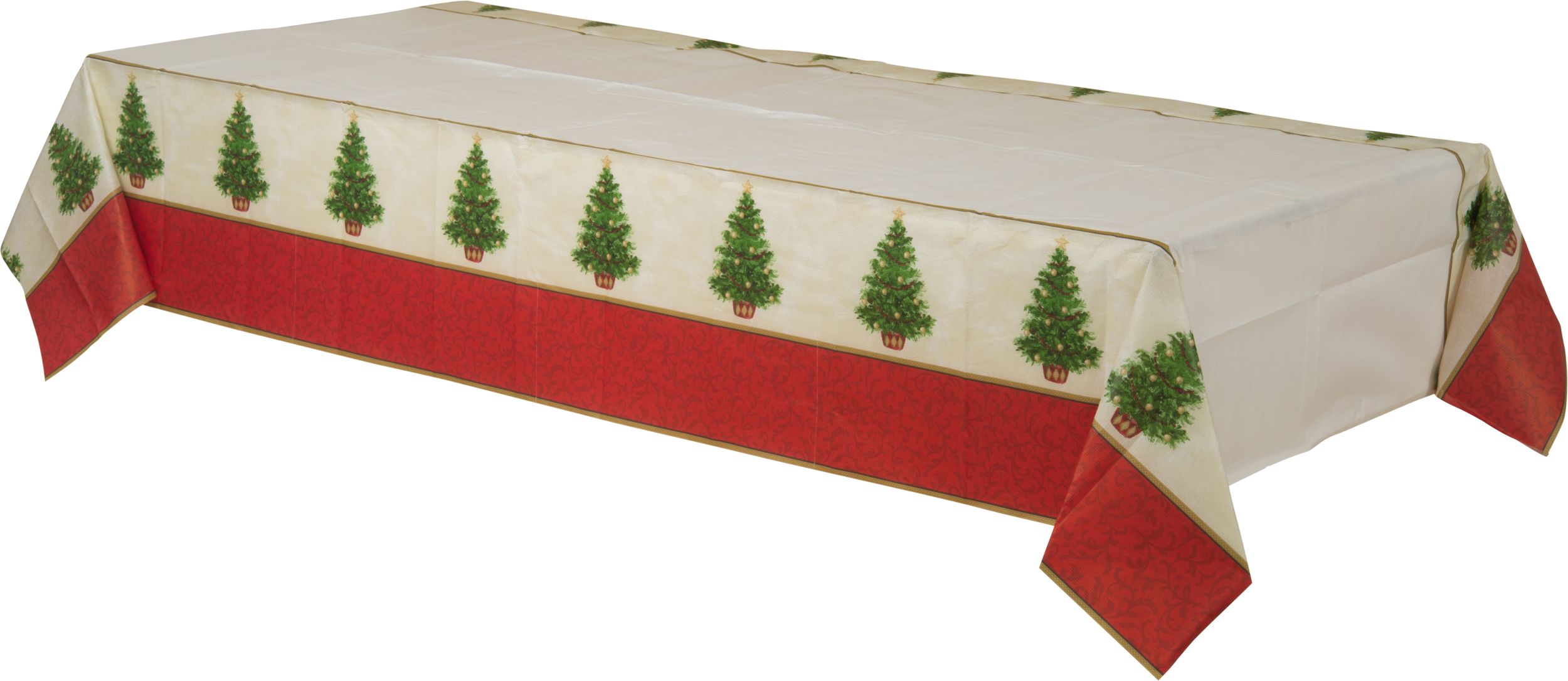 Classic Christmas Tree Table Cover | Party City