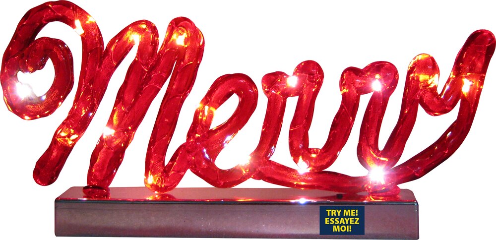Light-Up Merry Sign | Party City