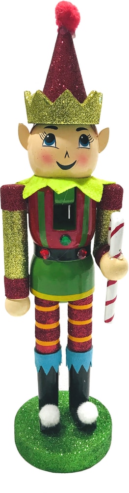 Glitter Elf Nutcracker | Party City
