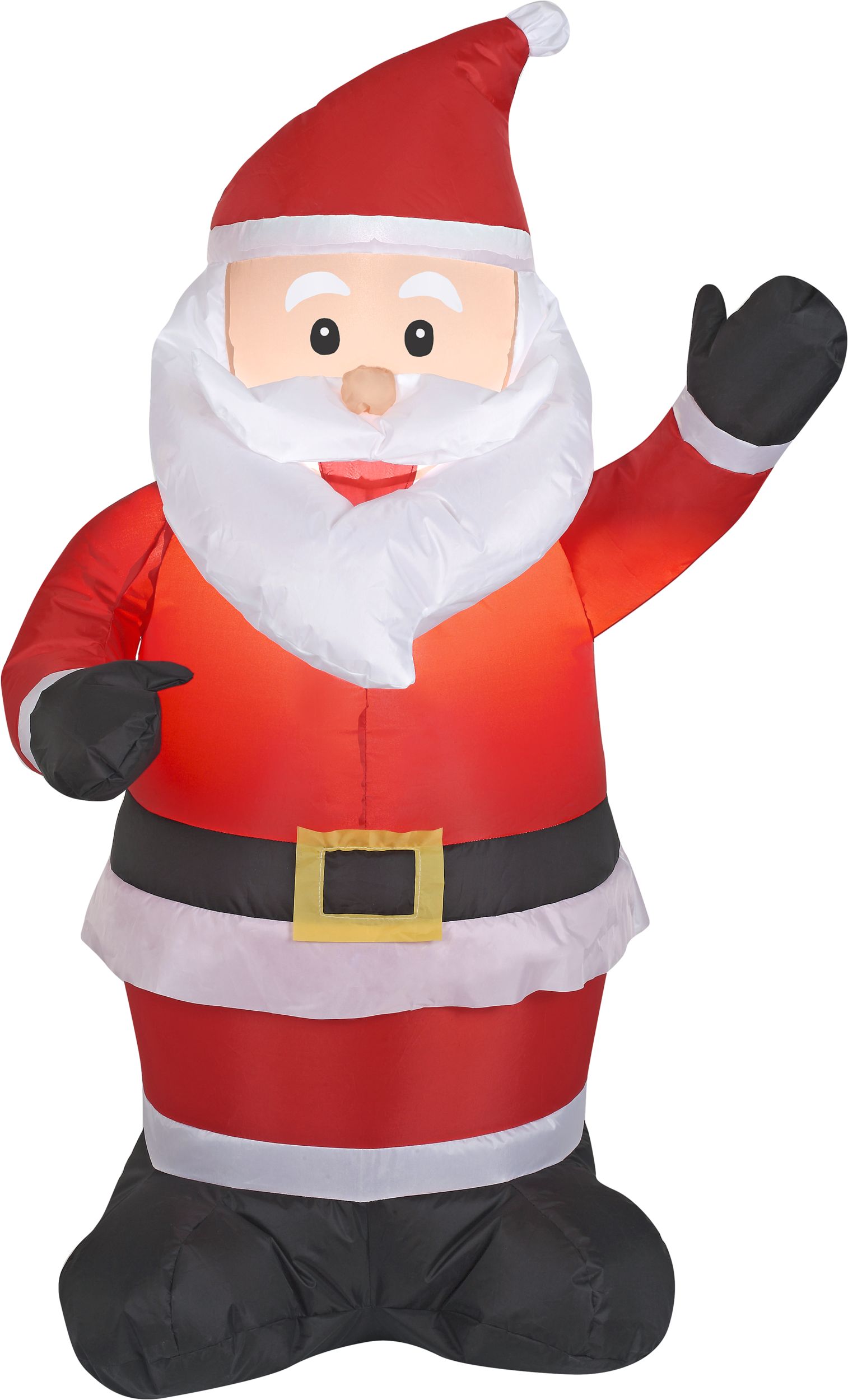 Light-Up Inflatable Santa | Party City