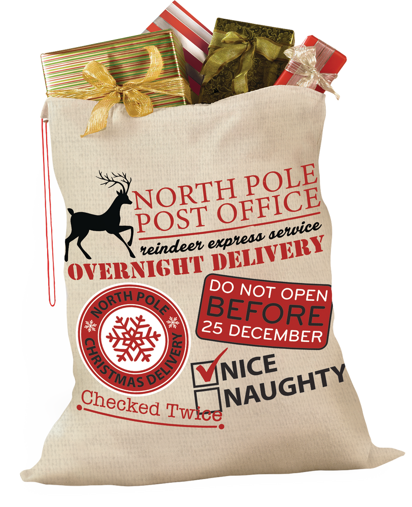 Jumbo Santa Gift Sack | Party City