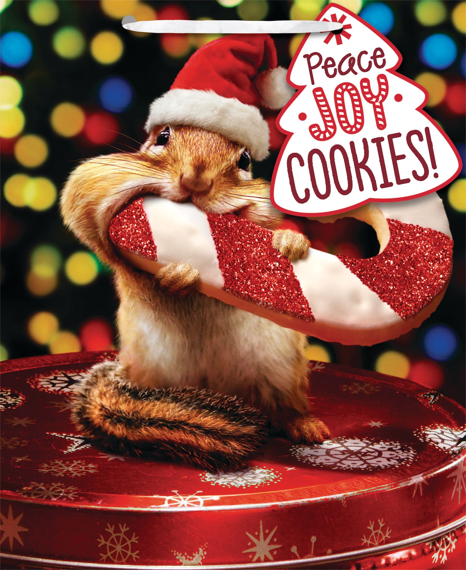 Mini Chipmunk Cookie Glossy Gift Bag | Party City