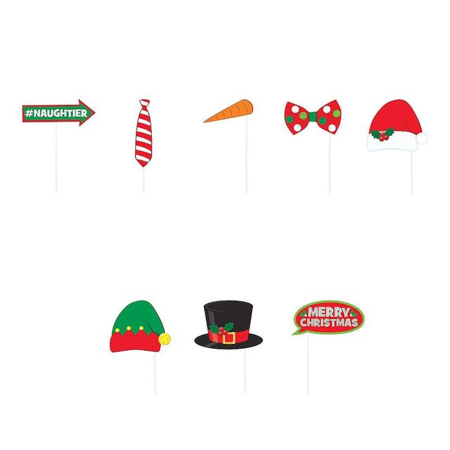 Christmas Photo Booth Props, 21-pc | Party City