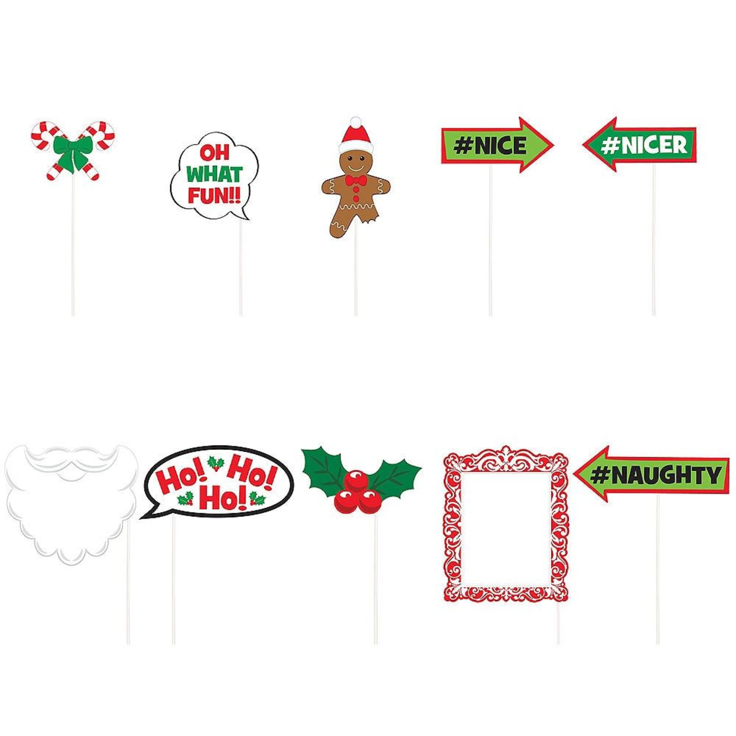 Christmas Photo Booth Props, 21-pc | Party City
