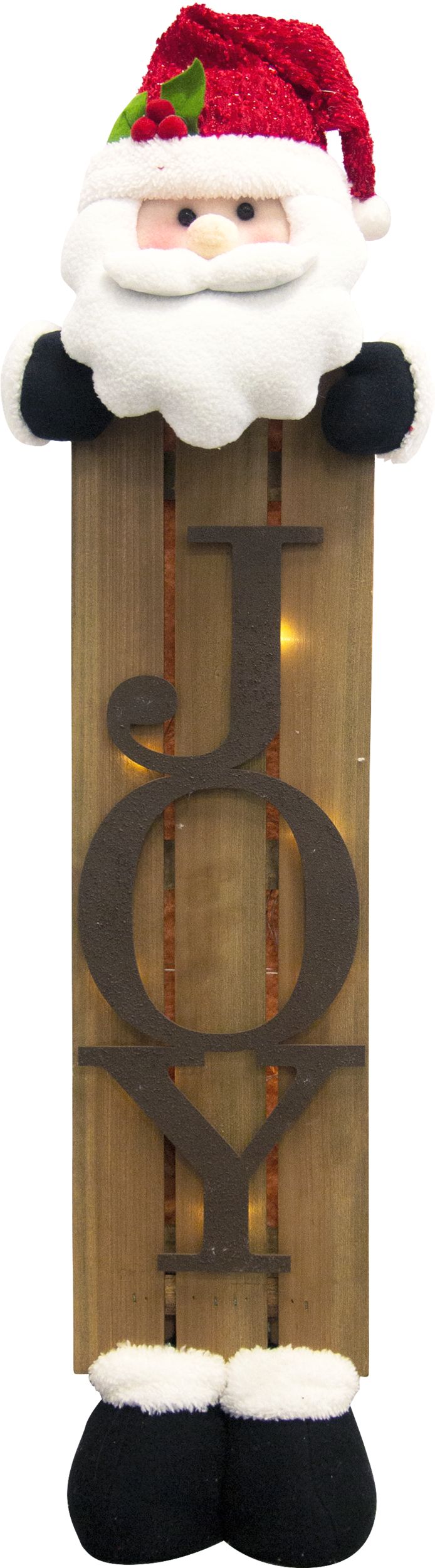 Light-Up Santa Joy Sign | Party City