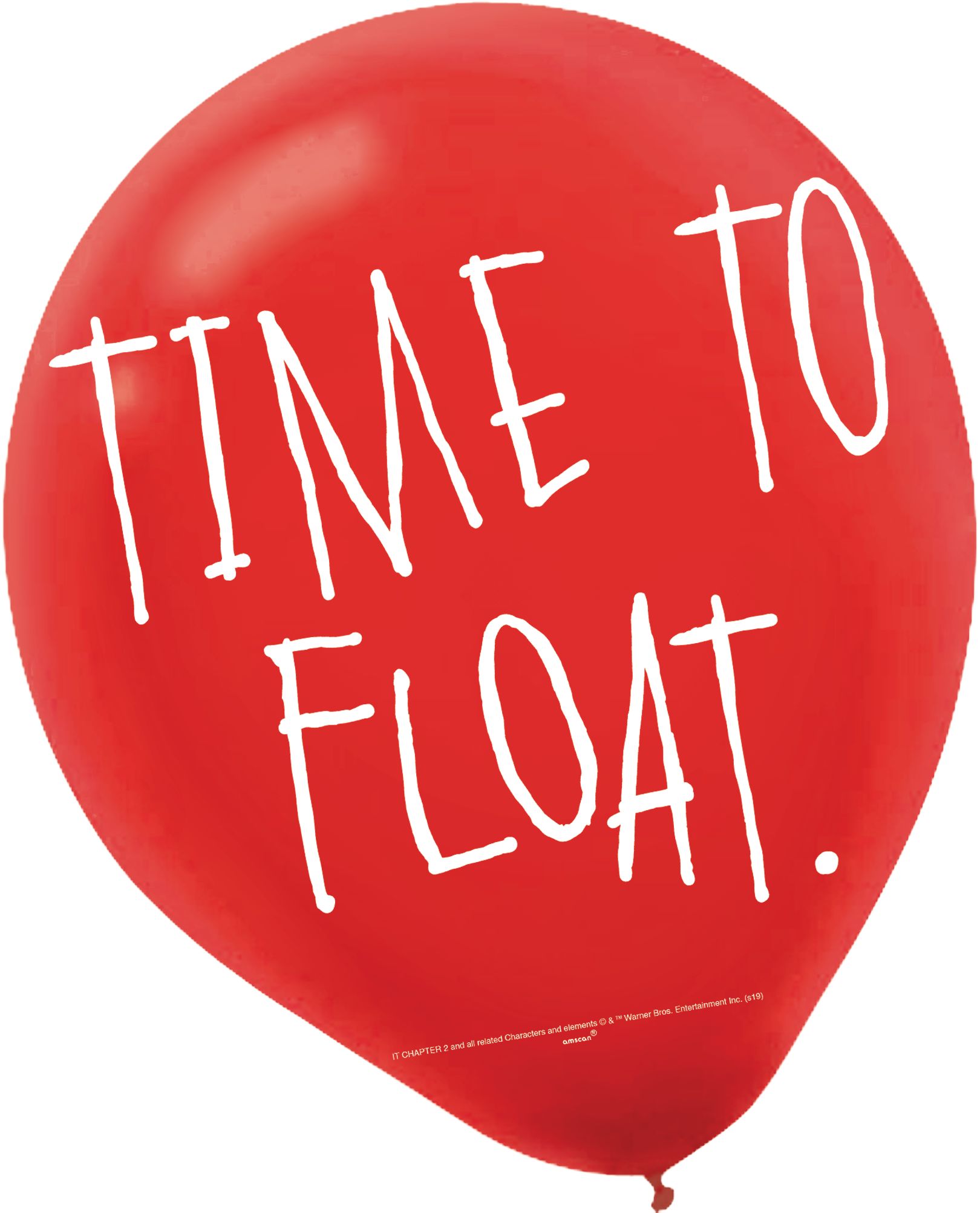 IT "Time to Float" Latex Balloons, Red, 24-in, 2-pk, Indoor Decoration ...