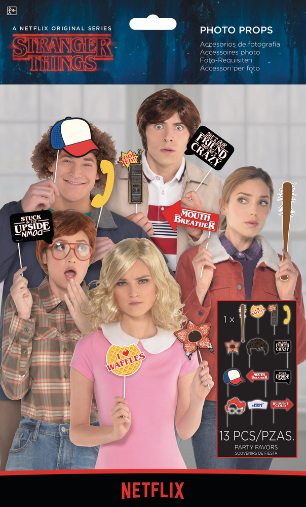 Stranger Things "Stuck in the Upside Down" Photo Booth Props, Multi ...