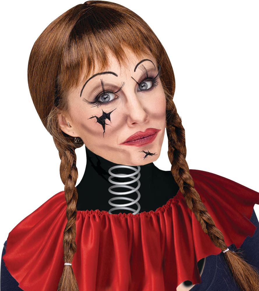 Bobblehead Illusion Temporary Tattoo Kit, Black, 4-pk, Wearable Favours ...