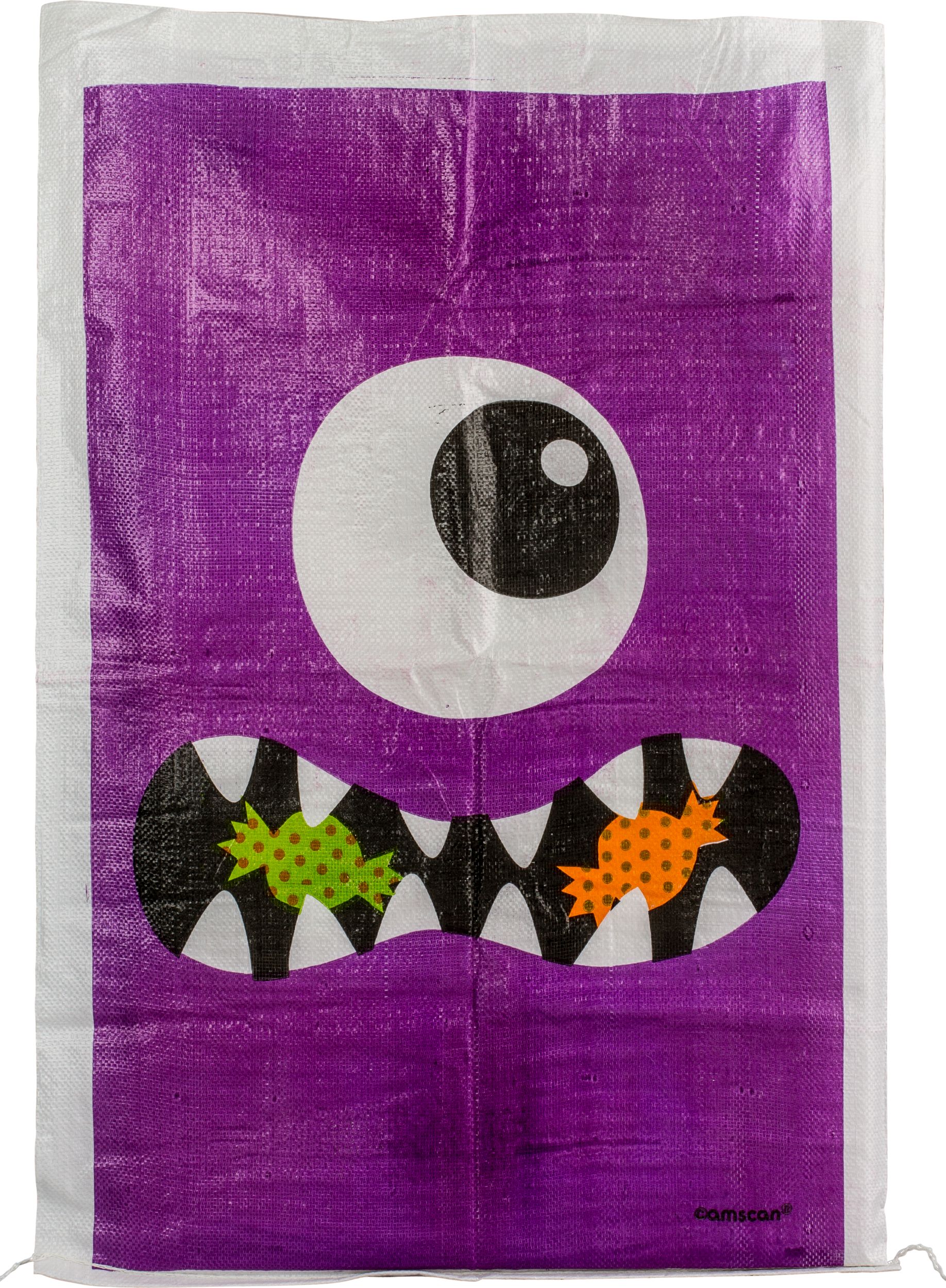 Monster Potato Sacks, Green/Orange/Purple, 41-in, 6-pk, for Halloween ...