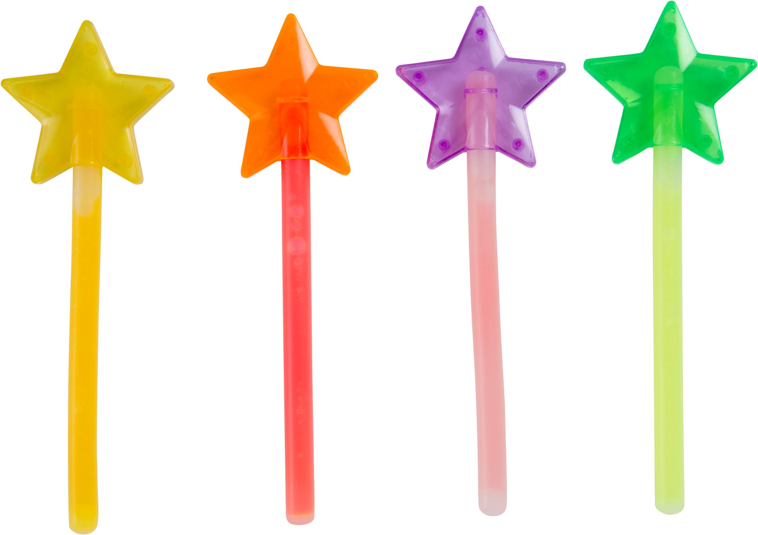 Glow Star Wands, 4-pk | Party City