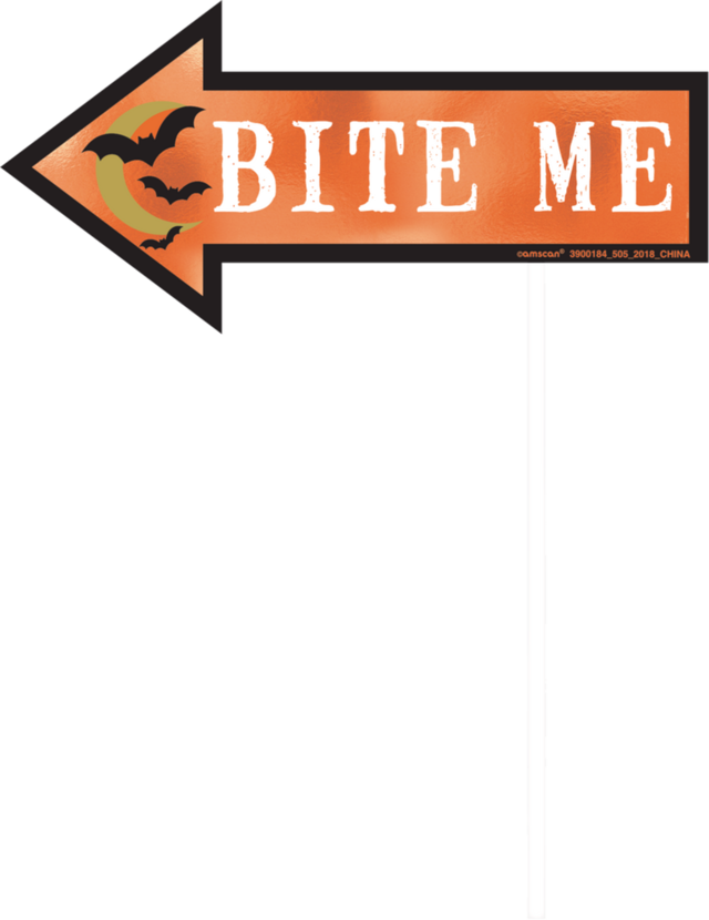 "Here for the Boo's" Wicked Photo Booth Props, Black/Orange, 5.5-in, 13 ...
