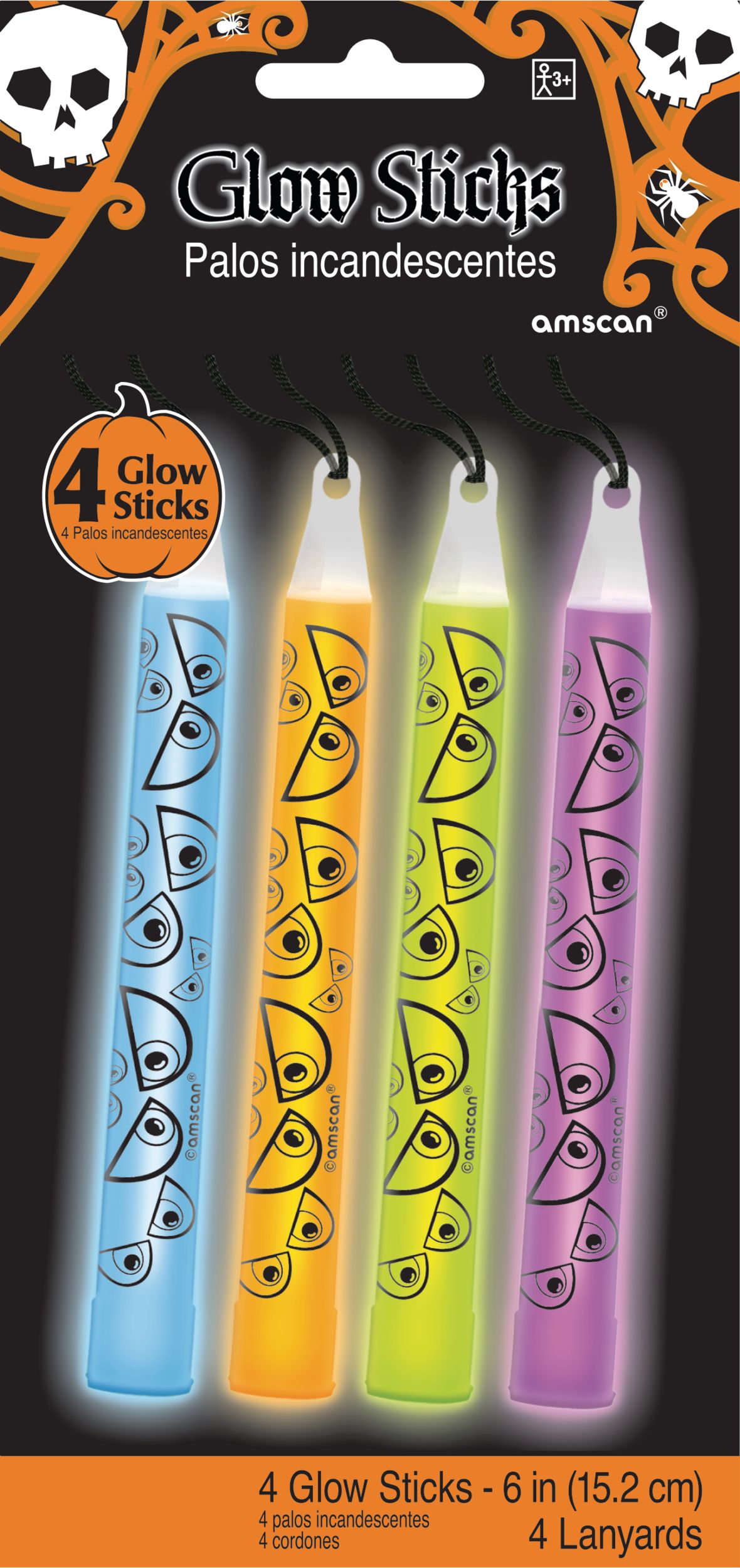 Neon Glow Stick Necklaces, 4-pk | Party City
