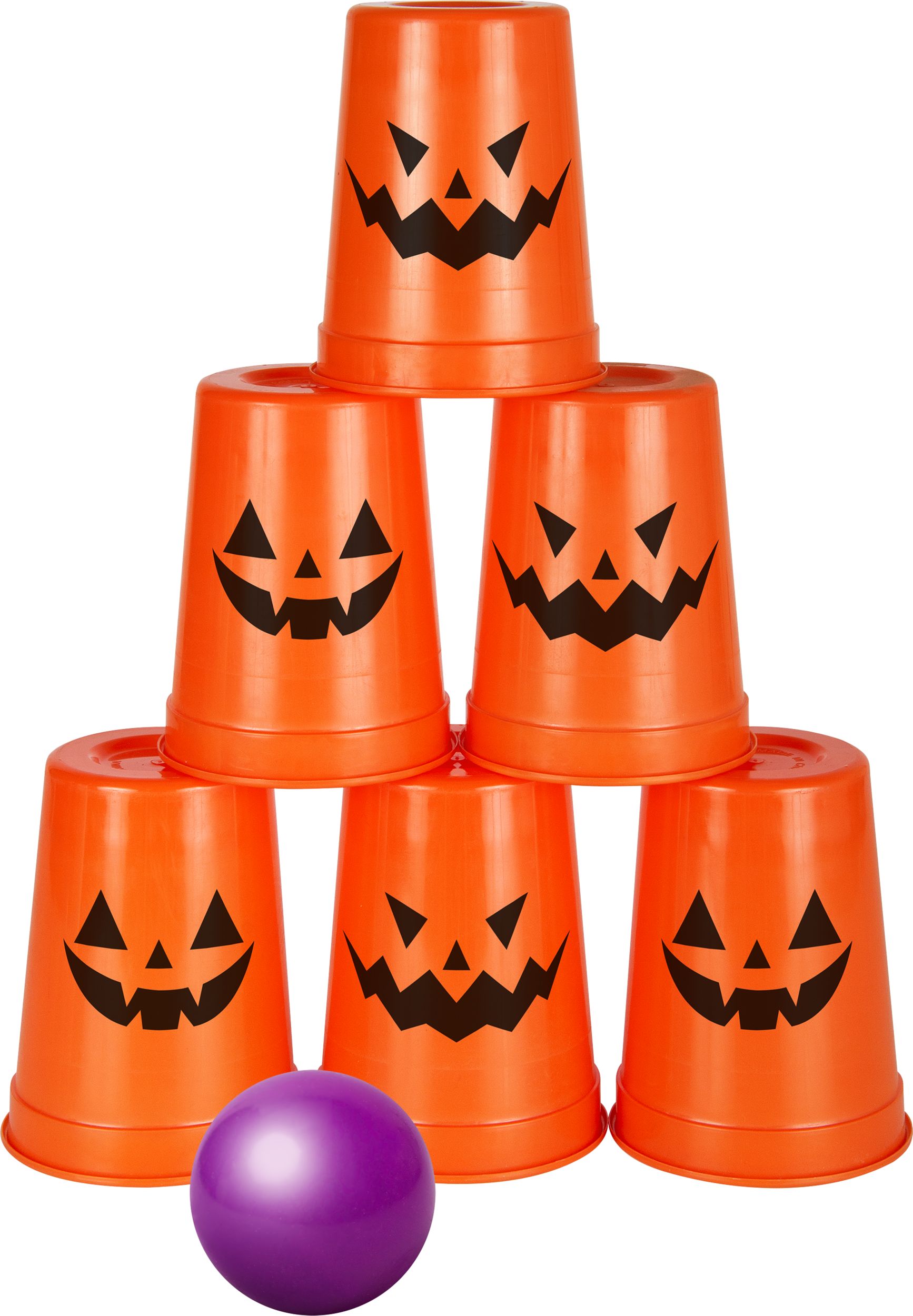 Jack-o'-Lantern Knock Down Game, 7-pc | Party City