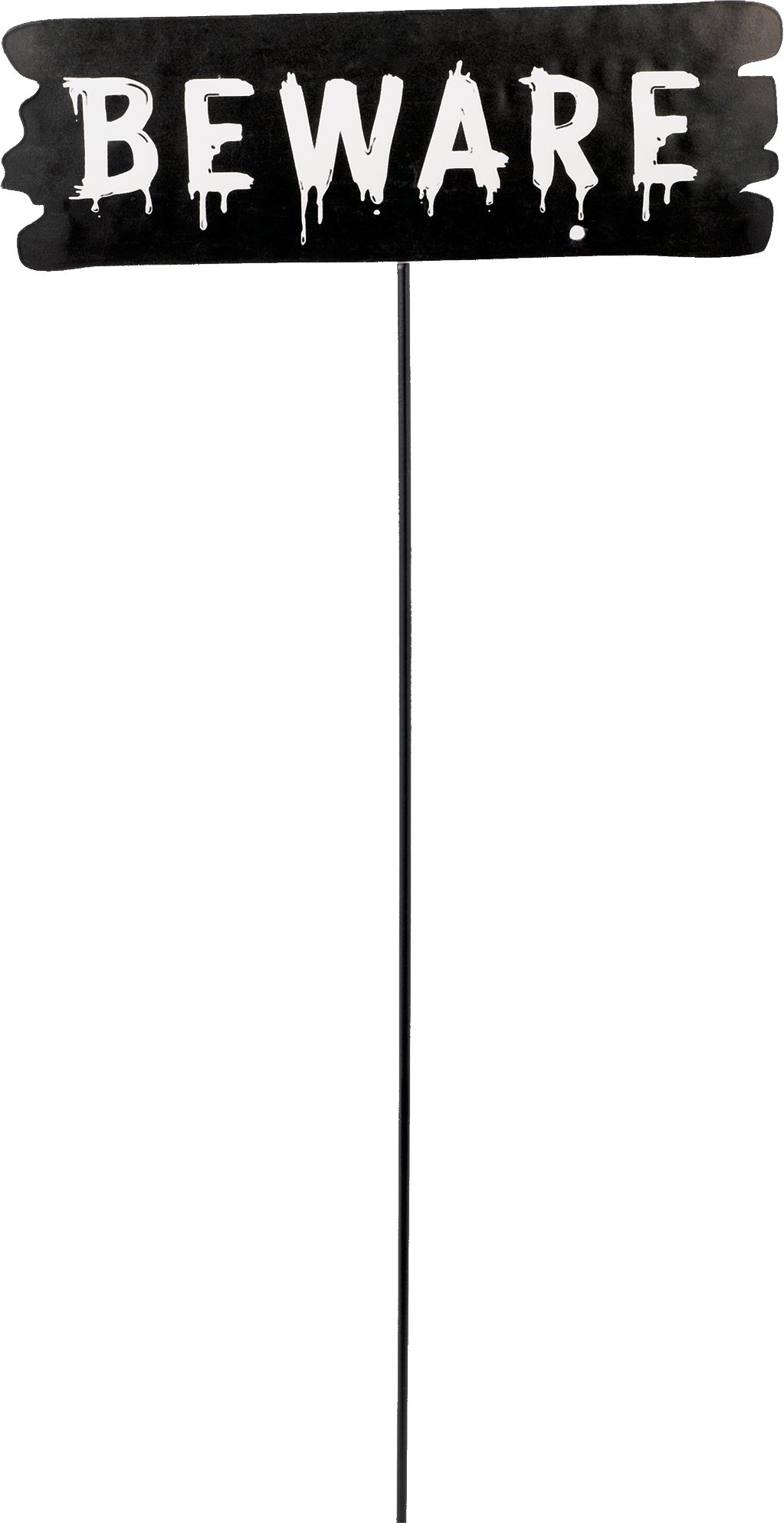 Spooky Beware Sign