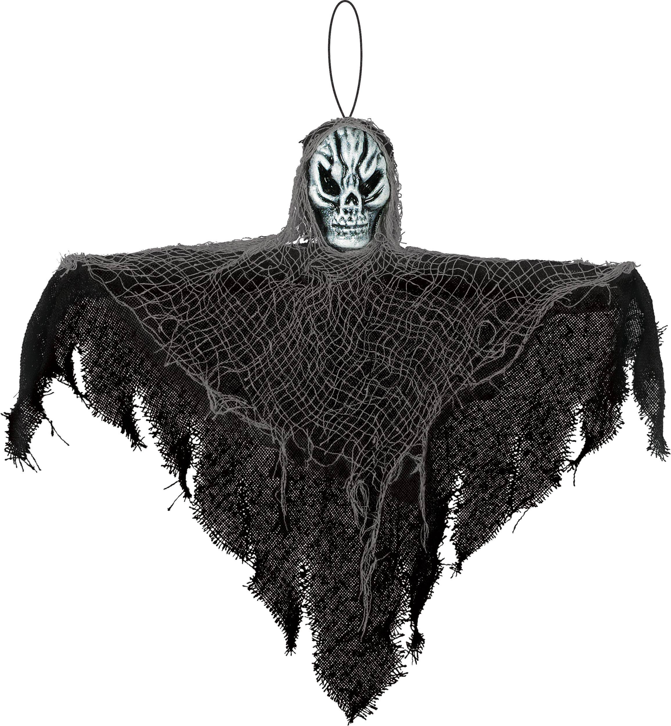 Skeleton Grim Reaper Hanging Prop, Black, 13-in, Indoor/Outdoor ...