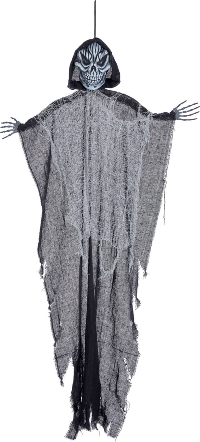 Grim Reaper Giant Hanging Prop, Black, 52-in, Indoor/Outdoor Decoration ...