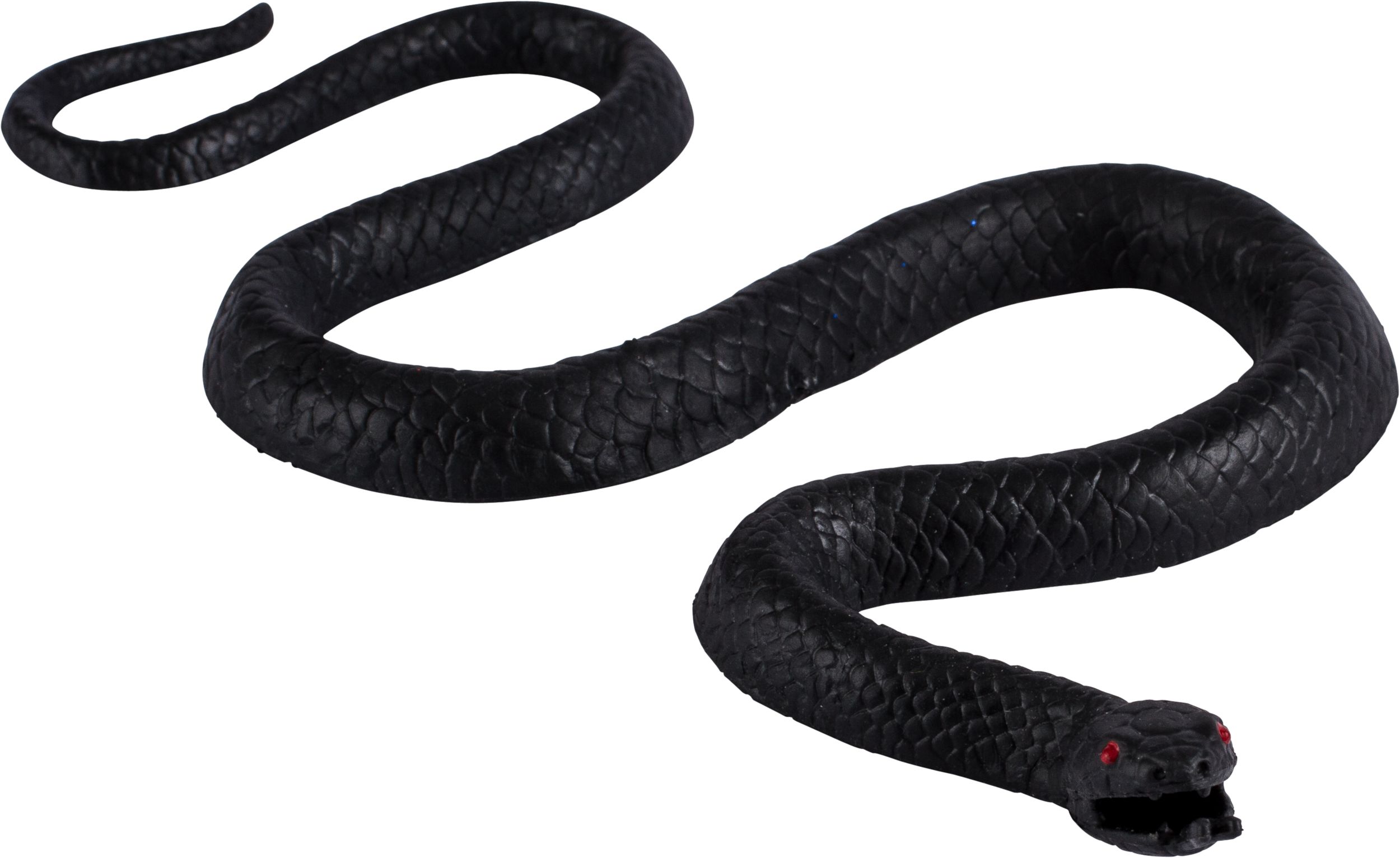 Snake Rubber Prop, Black, 9-in, Indoor/Outdoor Decoration for Halloween ...